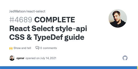 Complete React Select Style Api Css And Typedef Guide · Jedwatson React