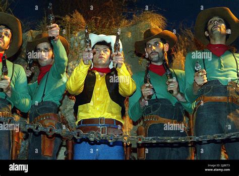 Der Deutsche Schauspieler Til Schweiger Als Lucky Luke Während Dreharbeiten Für Den Film The