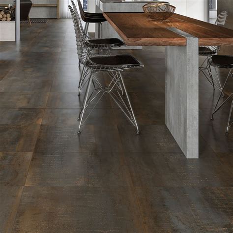 Metal Rust Rect Porcelain Floor Tile Artofit