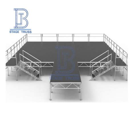 Aluminum Stage Platform With Easy Assembly Aluminum Frame Stage Portable Aluminum Stage
