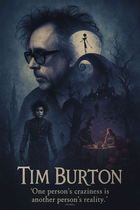 Tim Burton Fan Poster Gothic Dreams And Whimsical Darkness In 2025