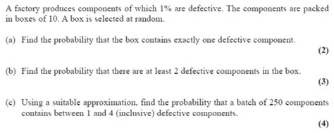 Exam Questions Binomial Distribution ExamSolutions