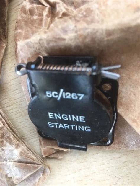 Original Wwii Raf Spitfire Starter Button Flap Cover Unused Condition £83 00 Picclick Uk