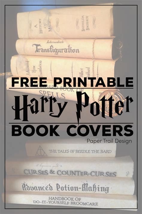 Free Harry Potter Printable Book Covers