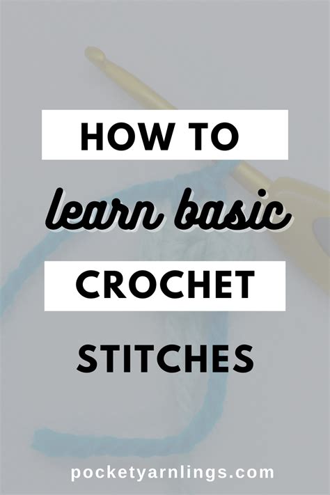 How To Learn Basic Crochet Stitches Step By Step For Absolute Beginners
