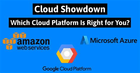 Cloud Showdown Aws Vs Gcp Vs Azure Which Cloud Platform Is Right For