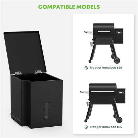 Stanbroil Pellet Hopper Extension For Traeger Ironwood 650885 Pellet