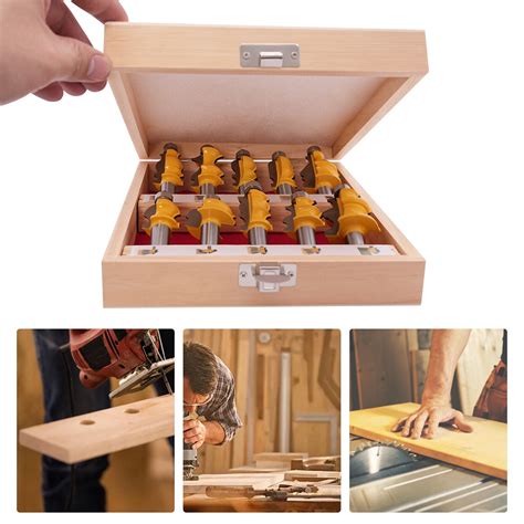 Router Bit Set Corner Rounding Edge Forming Roundover Beading Router Bit Set Woodworking