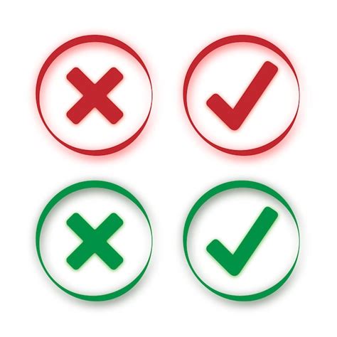 Premium Vector Tick And Buttons