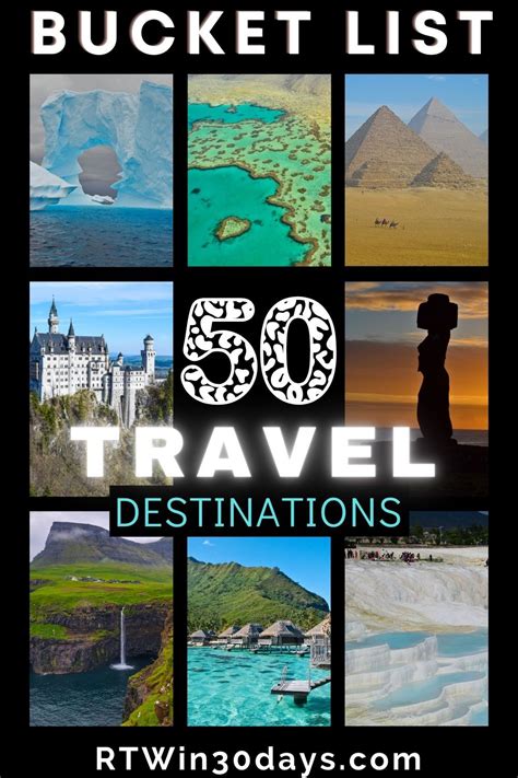 50 Amazing Travel Destinations To Add To Your Bucket List Year Round