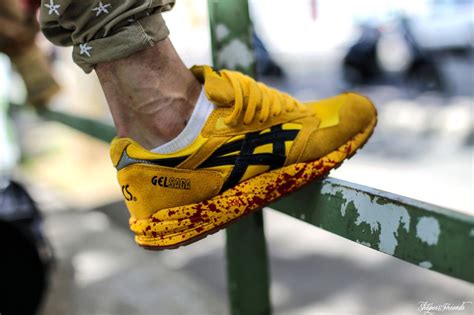 Asics Gel Saga Kill Bill Custom Byon Rudnes Sneakers Men Fashion