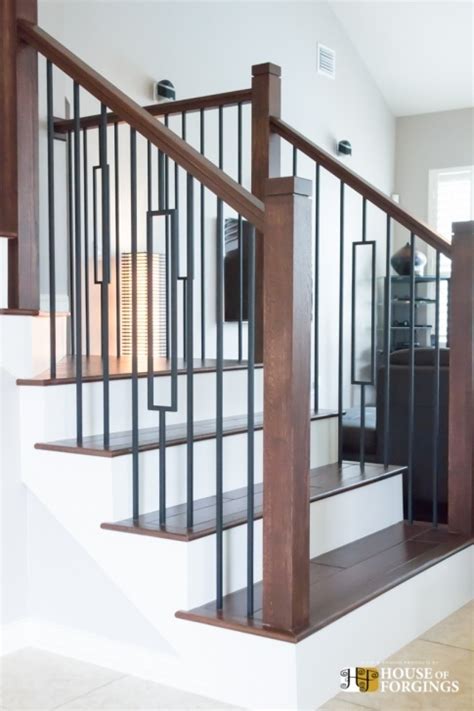 Square Iron Balusters Stair Designs