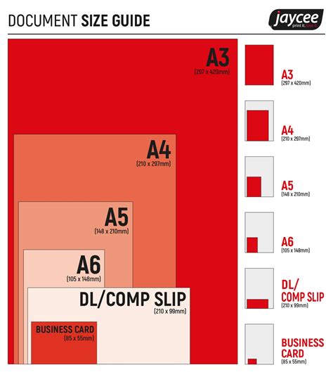 Printer Paper Sizes Chart American Paper Sizes Letter And Legal Paper