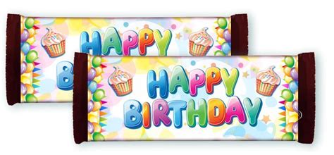 Happy Birthday Candy Bar Wrapper