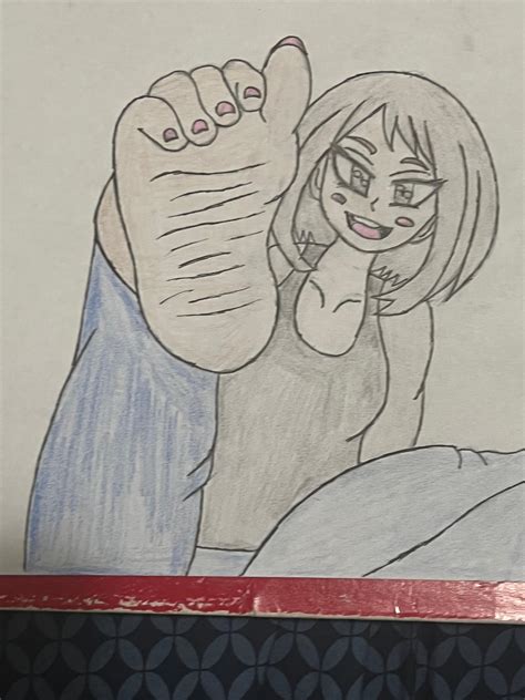 Ochako Foot Tease Redraw By Thewarrior360 On Deviantart