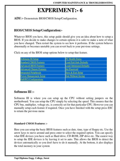 Bios Setup Guide Pdf Booting Bios