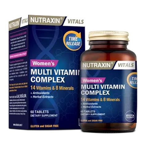 Nutraxin Women S Multivitamin Complex 60 Tablets Lujain Beauty