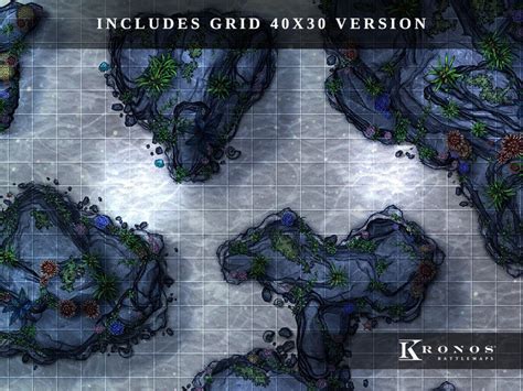 Underwater Caves Battlemap 40x30 Dnd Map Digital Download Etsy