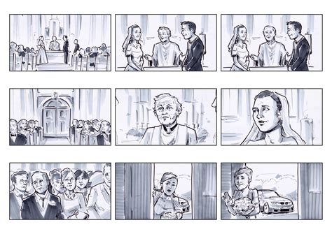 Some Storyboards For Tvcs With Fineliner Copic Marker Behance