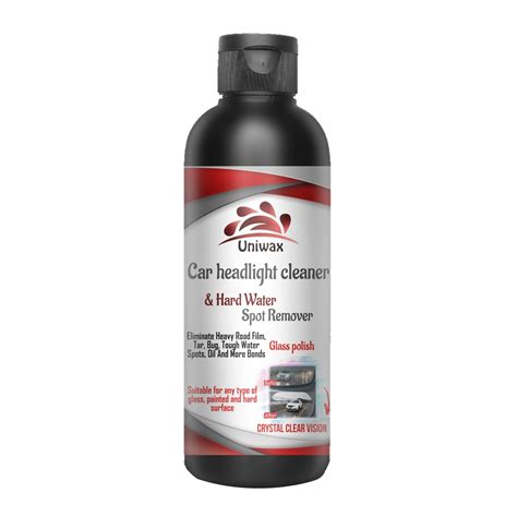 Uniwax Headlight Cleaner Spray Headlight Restore For Cloudy Dull