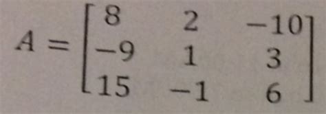 Solved Show All Steps Matrix 2 Normspectral Norm A 8