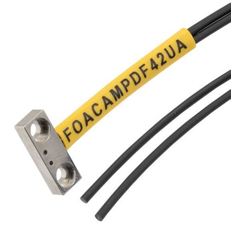 Fiber Optic Sensor Cable 2m Flat Bracket Type Diffuse Reflection R2