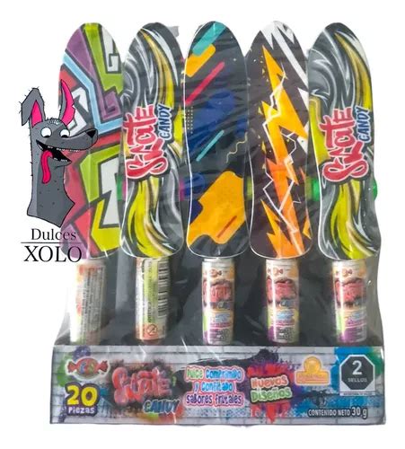 Skate Candy Dulce Comprimido Y Confitado Las Delicias 20pz Mercadolibre
