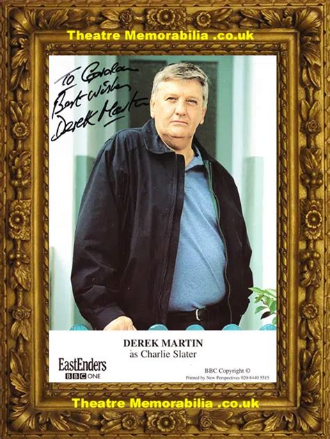 Derek Martin Autograph Signed Picture Eastenders Theatre
