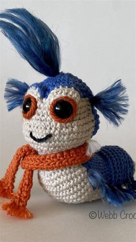 Hello Worm Labyrinth Inspired Crochet Pattern By Webb Crochet Crochet Patterns Crochet