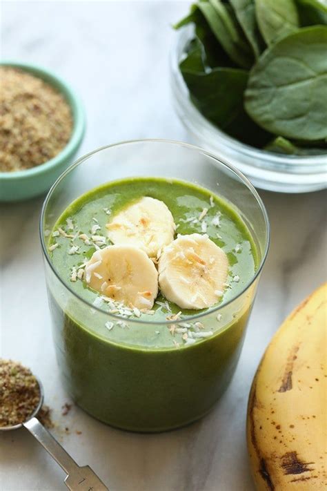 Banana Matcha Smoothie Fit Foodie Finds