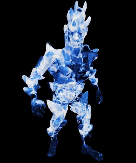 3d Model Fire Ghost Gas Vr Ar Low Poly Cgtrader