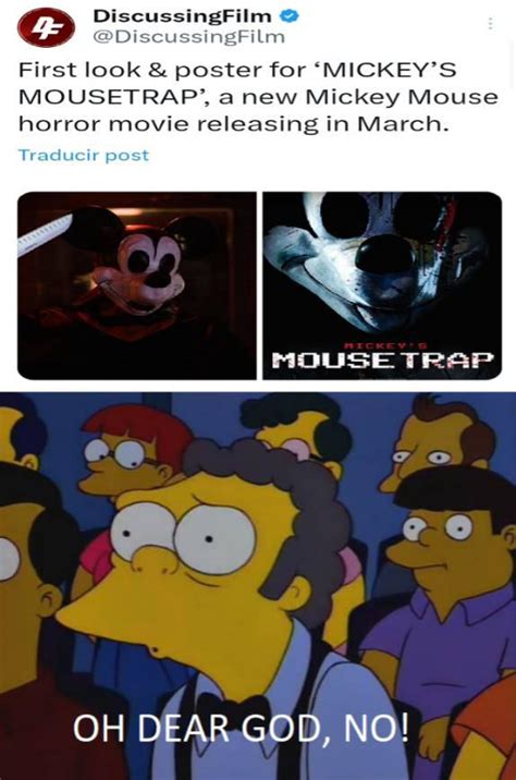 Moes Reaction To Mickey Mouse Horror Movie By Cartoonfan2002 On Deviantart