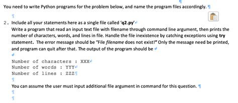 Solved You Need To Write Python Programs For The Problem