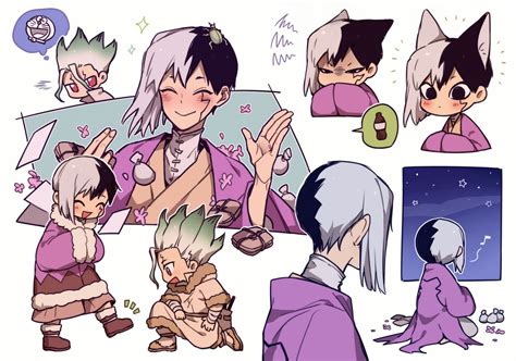 Dcon 📣 นี่พูดแบบไม่ชิปนะคะ Dcon34 Senku And Gen Fanart Asagiri