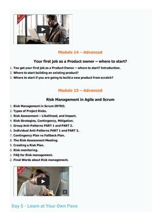 Agile Masterclass Scrum PDF