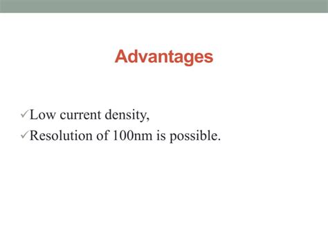 Electron Projection Lithography Pptx