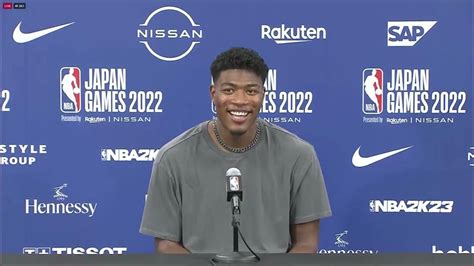 Rui Hachimura Nba Japan Game Interview Youtube