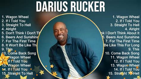 Darius Rucker Playlist Of All Songs ~ Darius Rucker Greatest Hits Full