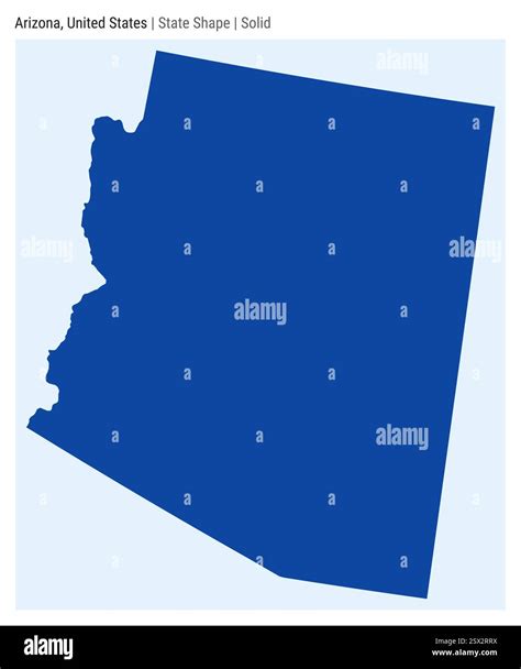 Navajo Vector Outline Map Stock Vector Images Alamy
