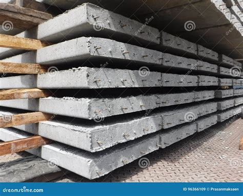 Precast Plank Concrete Slabs Royalty Free Stock Image Cartoondealer