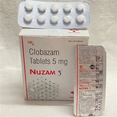 5mg Clobazam Tablets At Rs 1270 Box Clobazam Tablets In Moradabad Id 27203861512