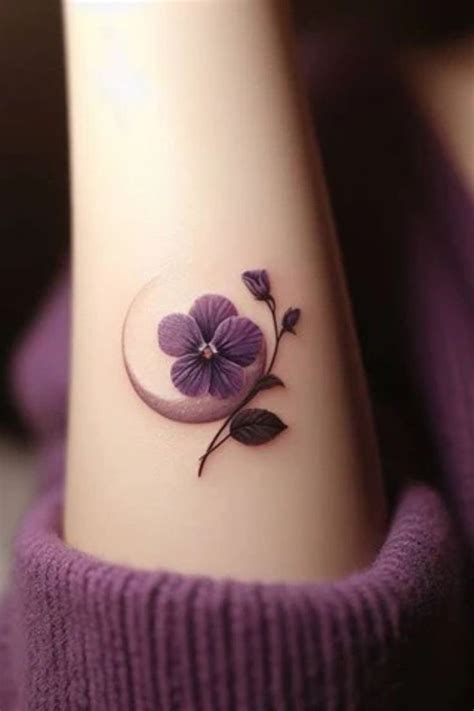 💜 55 Breathtaking Violet Tattoo Ideas Full Of Meaning And Elegance