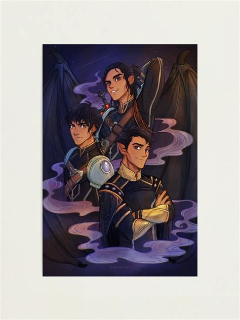Rhysand Cassian And Azriel Wingspan Photographic Print For Sale By