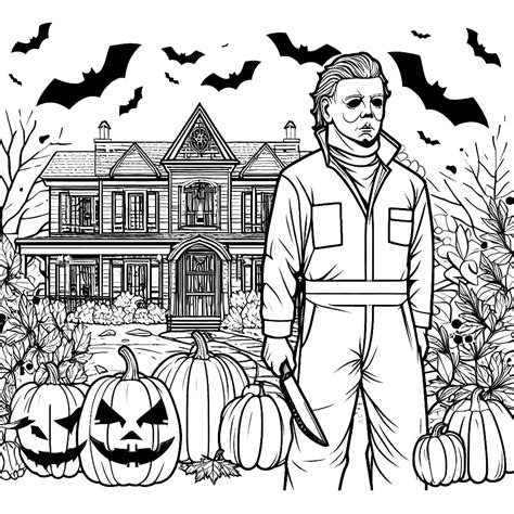 Michael Myers Coloring Pages