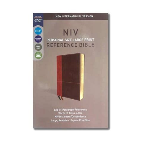 Niv Personal Reference Bible Large Print Bible Society Lebanon Shop