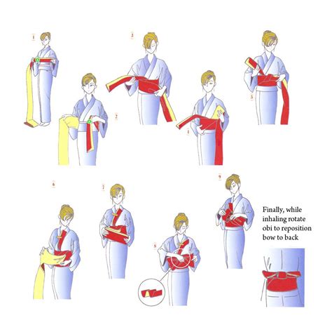 How To Tie An Obi Yukata Japanese Kimono Japanese Outfits