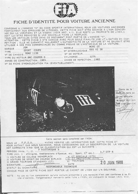 Fia Identification Form