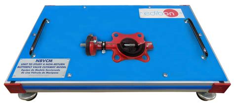 Peralatan Model Terpotong Katup Kupu Kupu Edibon