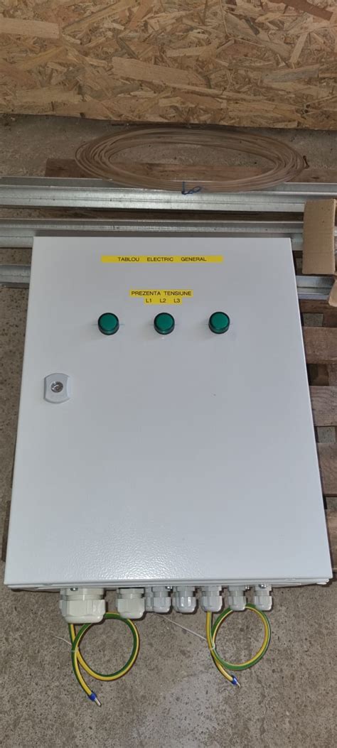 Electrical Switchboard For A Production Workshop Electro Instal Constantin