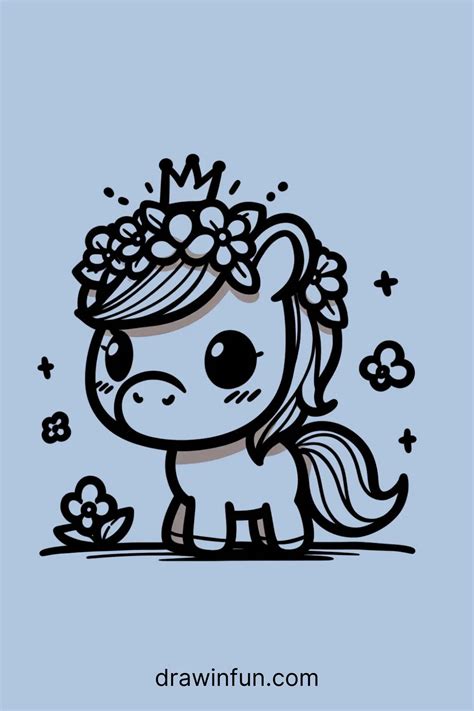 🐴38 Easy Cute Horse Drawing Ideas Draw In Fun
